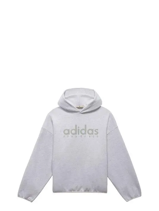 Adidas Fear Of God Athletics Cotton Fleece Hoodie - Light Grey Heather