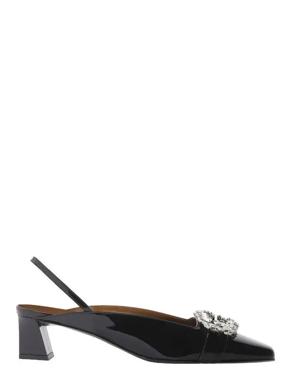 GIUSEPPE ZANOTTI Brendha Sparkle 45 Slingback Pumps - Black