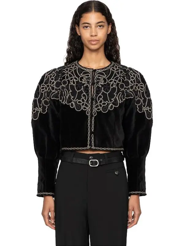 Sea Medina Lace Jacket - Black