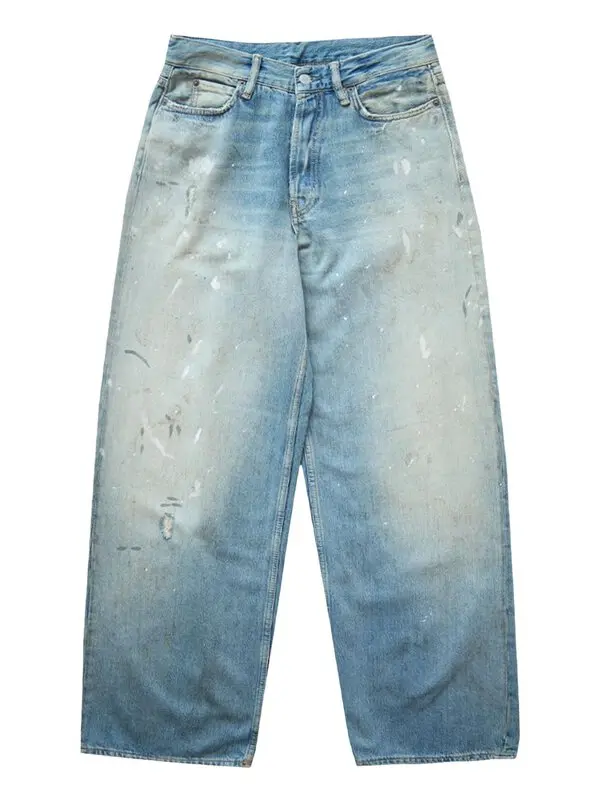Acne Studios 1981 U Black Trafalgar Jeans - Blue