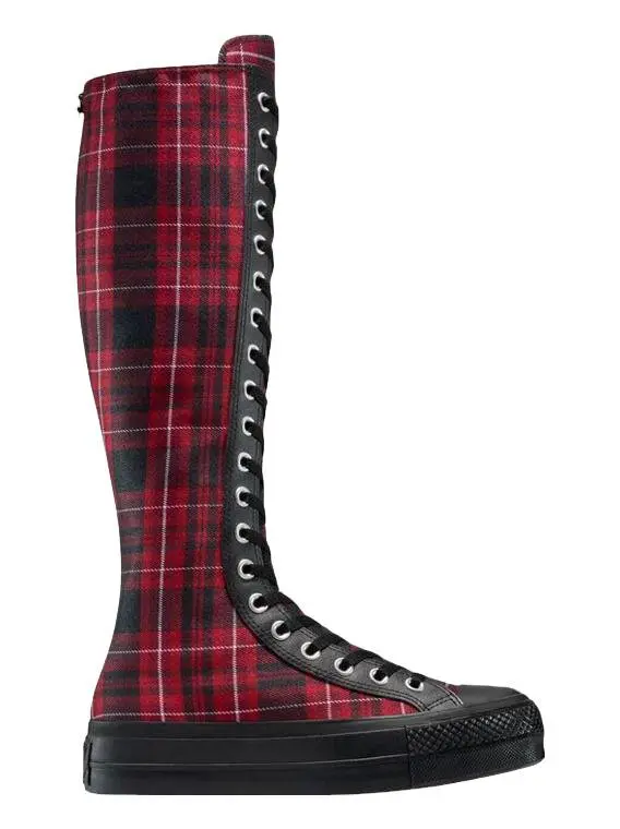 CONVERSE Chuck Taylor All Star Lift Platform Xx High 'plaid - Red