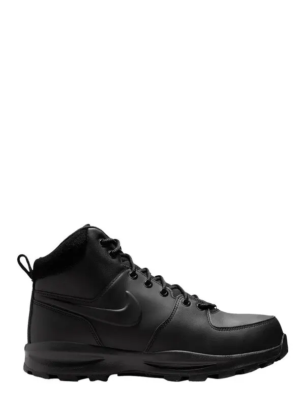 Nike Manoa Leather Lace Up Boots - Black