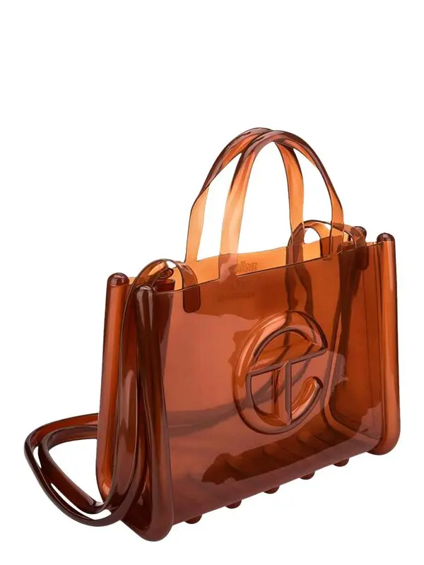 TELFAR X Melissa Medium Jelly Shopper - Brown