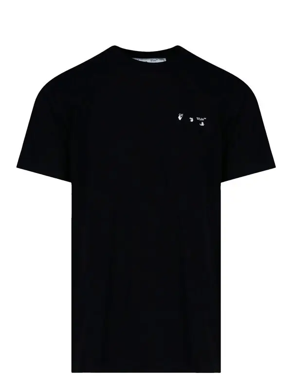Off-White Arrow Logo Slim Tee - Black