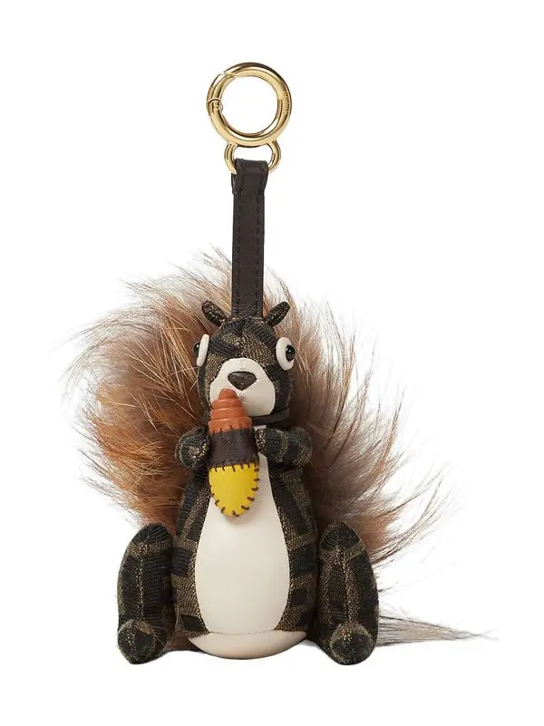 Fendi Squirrel Charm - Brown