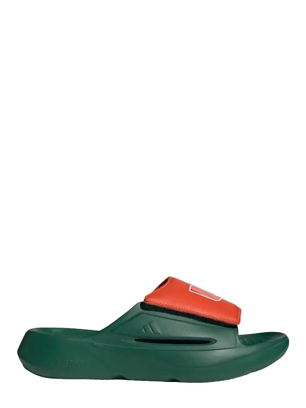 Adidas Lightblaze Slide - Dark Green/collegiate Orange