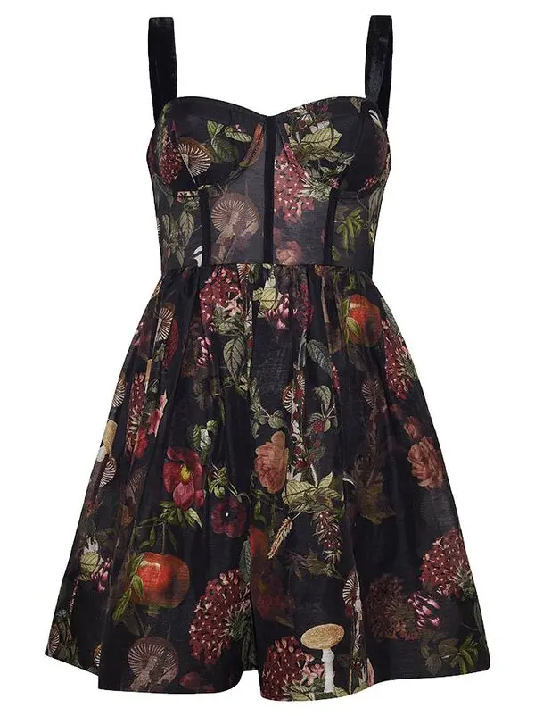 Cara Cara Phoebe Mini Dress - Woodland Black