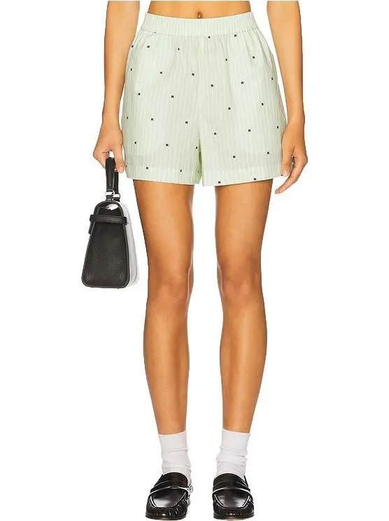 Remain Birger Christensen Poplin Shorts - Gleam Combo