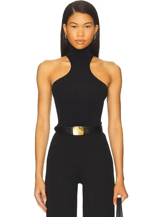 Commando Ballet Racer Turtleneck Bodysuit - Black