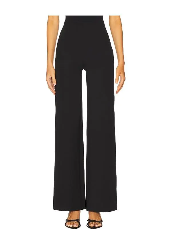 Commando Neoprene Wide Leg Pant - Black