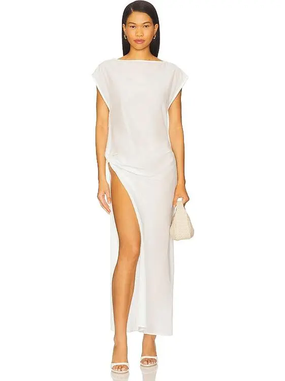 SNDYS Aire Maxi Dress - White