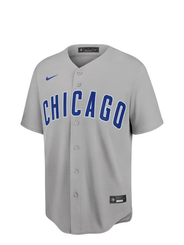 Nike Mlb Chicago Cubs Replica Baseball Jersey - Grey