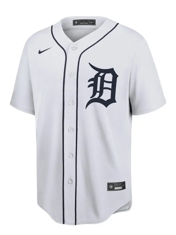 Nike Mlb Detroit Tigers Replica Baseball Jersey - White