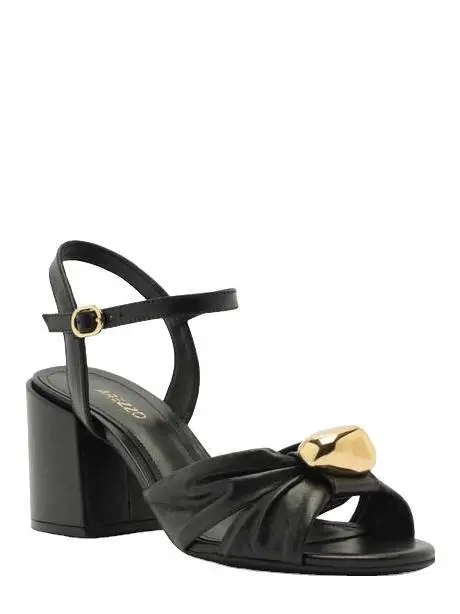 AREZZO Flora Ankle Strap Sandal - Black