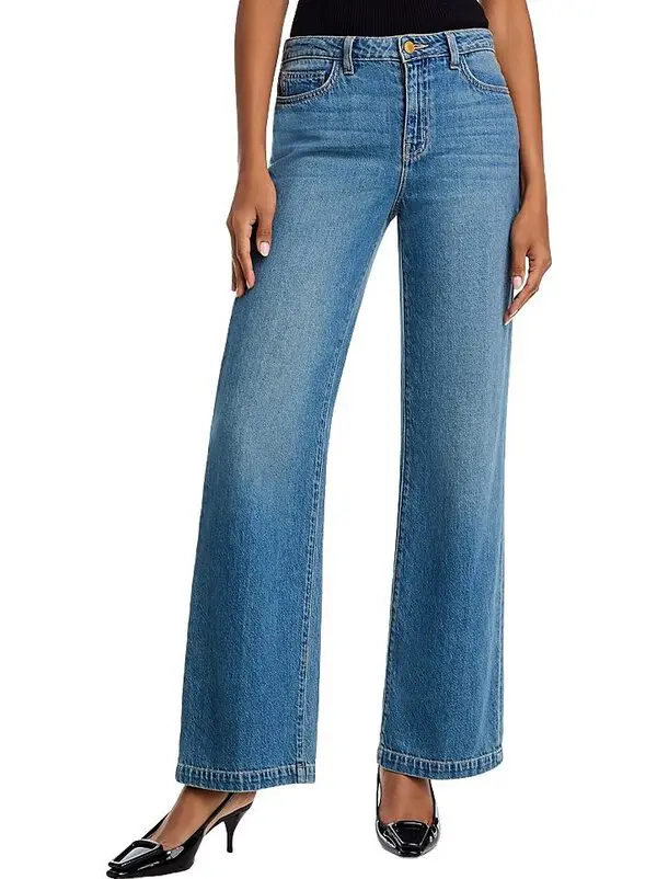 L'Agence Scottie High-rise Wide-leg Jeans - Fargo