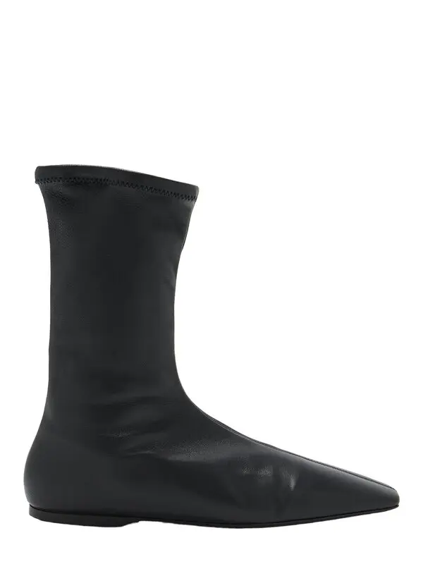 TOTEME Nappa Sock Boots - Black