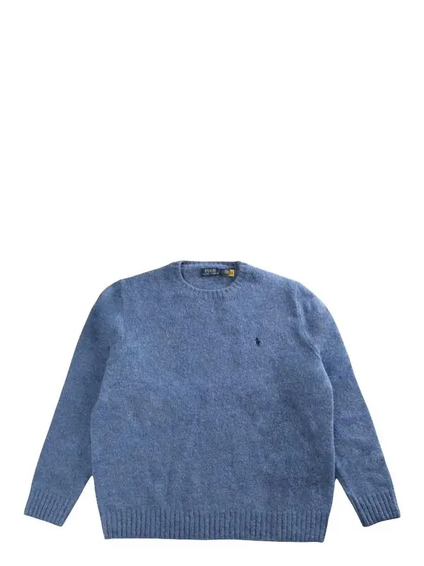 Polo Ralph Lauren Alpaca Blend Long Sleeve Sweater - Blue