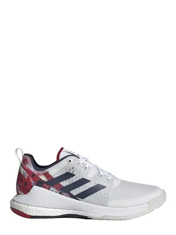 Adidas Crazyflight Usav Sneakers - Cloud White/ Collegiate Navy Blue/ Power Red