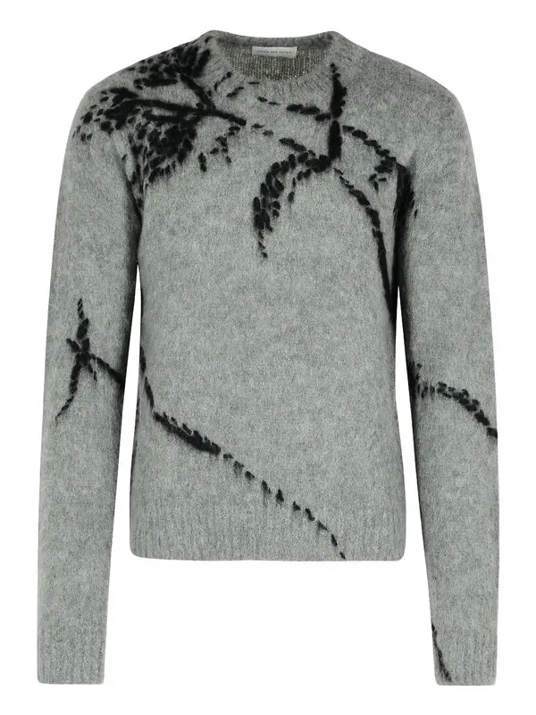 Dries Van Noten Wool Blend Sweater - Grey