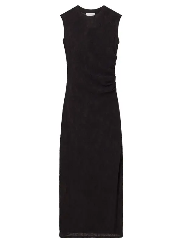 Stella McCartney Sleeveless Lace Midi Dress - Black