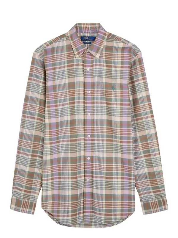 Polo Ralph Lauren Checked Cotton Shirt - Green