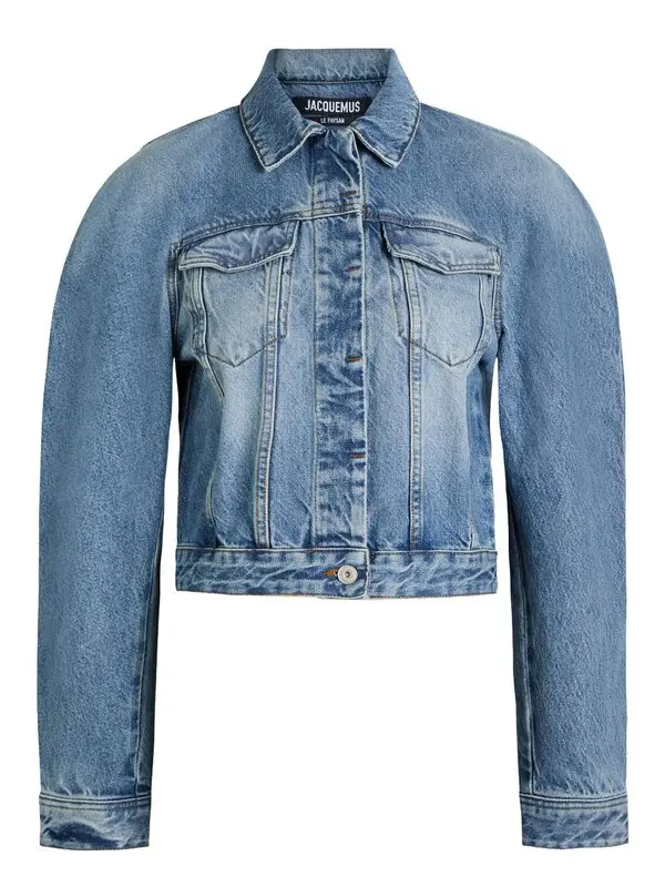 Jacquemus Le Ovalo De-nîmes Panelled Jacket - Denim