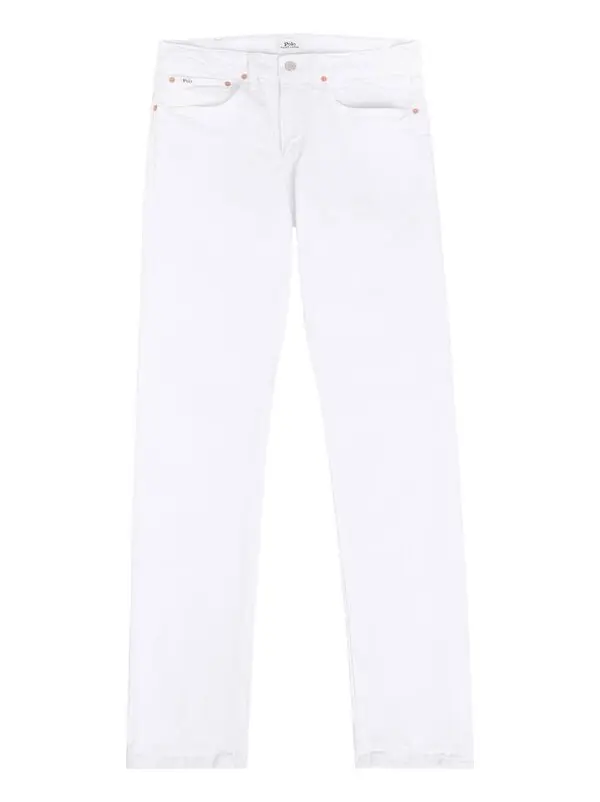 Polo Ralph Lauren The Sullivan Slim-leg Jeans - White