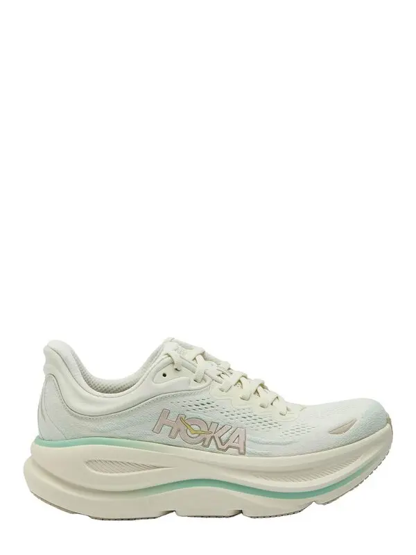 HOKA Bondi 9 Mesh Sneakers - Ivory