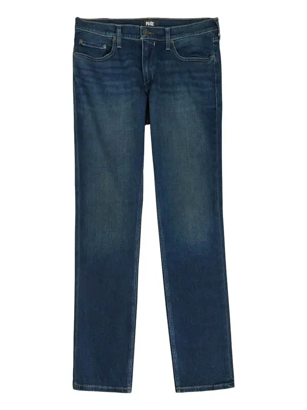 Paige Federal Slim Straight-leg Jeans - Dark Blue