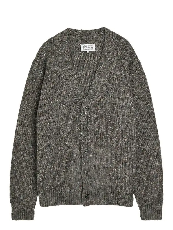 MAISON MARGIELA Oversized Wool Cardigan - Grey