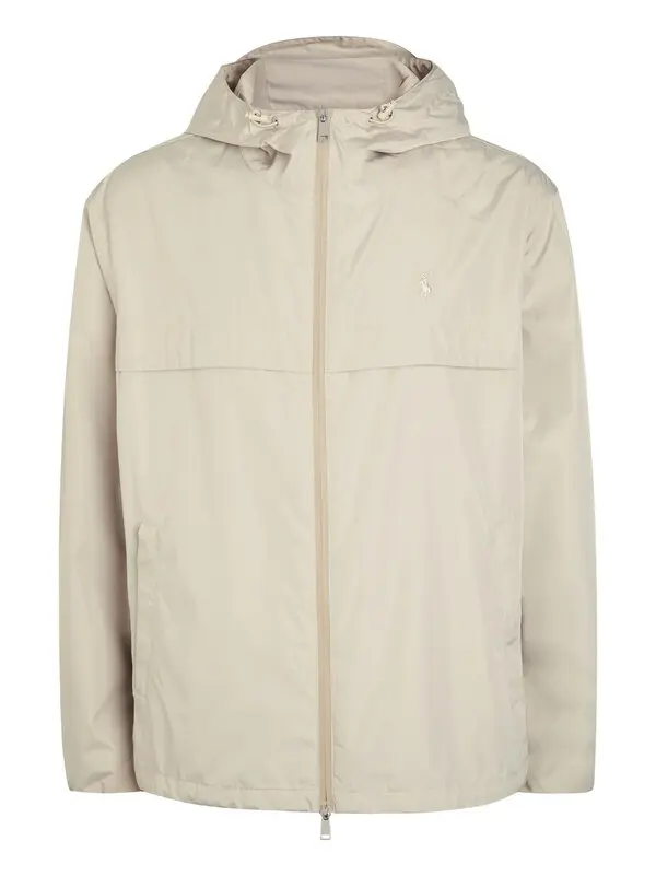 Polo Ralph Lauren Hooded Shell Jacket - Beige