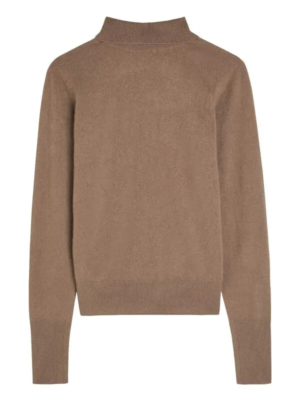 JOSEPH Cashmere-blend Jumper - Brown Light