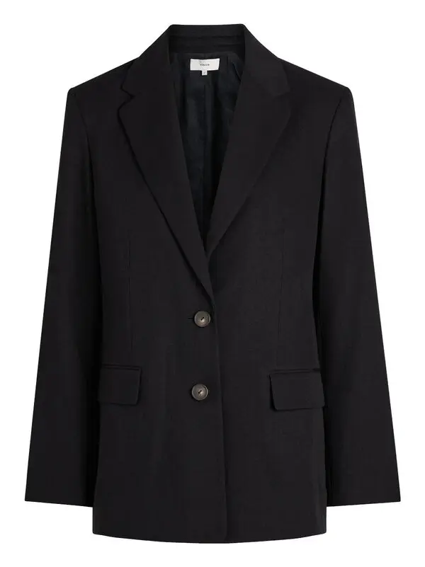 Vince Woven Blazer - Black