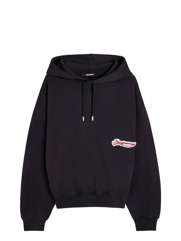 Jacquemus Le Hoodie Gio Cotton Sweatshirt - Navy