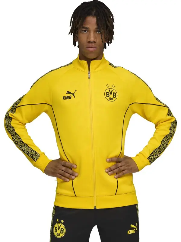 PUMA Bvb King Soccer Track Jacket - Yellow