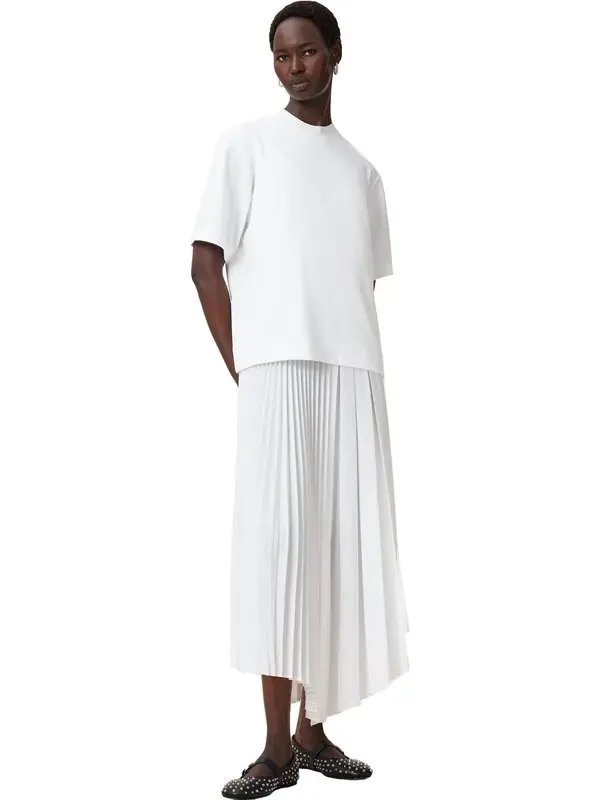 ALLSAINTS Jax 2-in-1 Maxi Dress - Chalk White