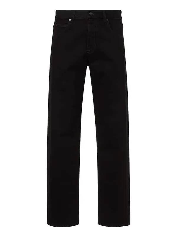 THE ROW Vasil High-rise Straight Jeans - Black