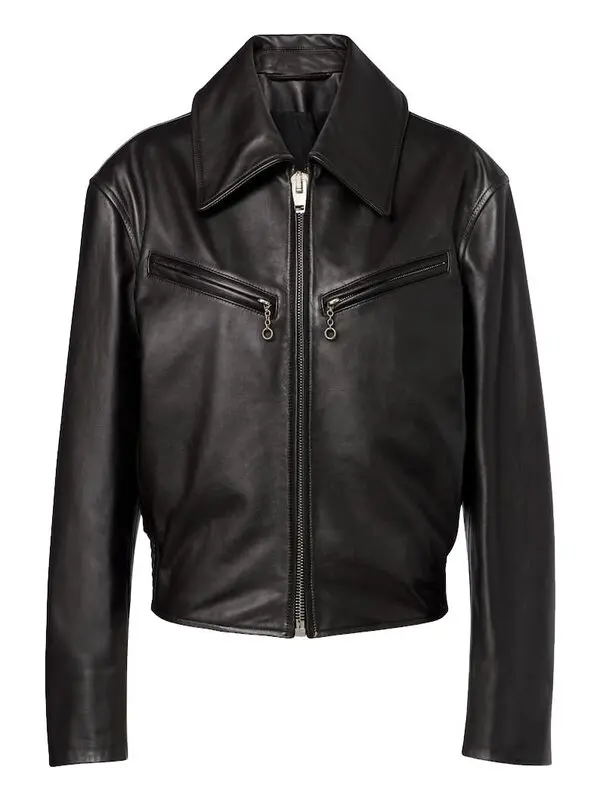 LEMAIRE Leather Jacket - Brown