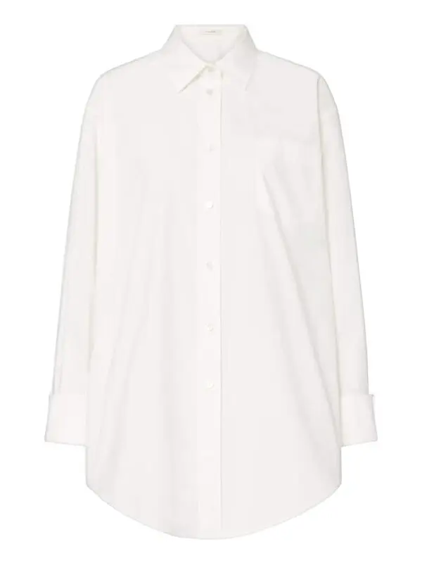 THE ROW Ment Cotton Poplin Shirt - White