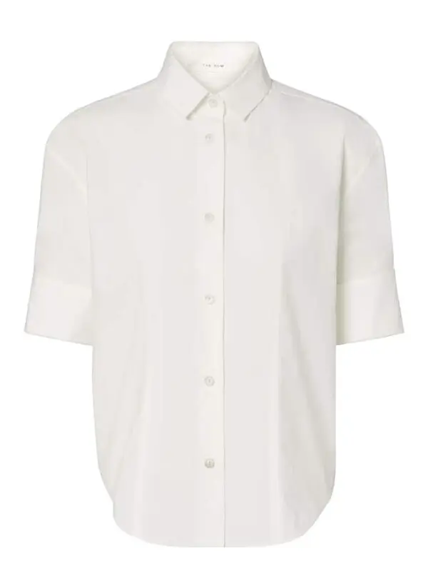 THE ROW Carpazi Cotton Shirt - White