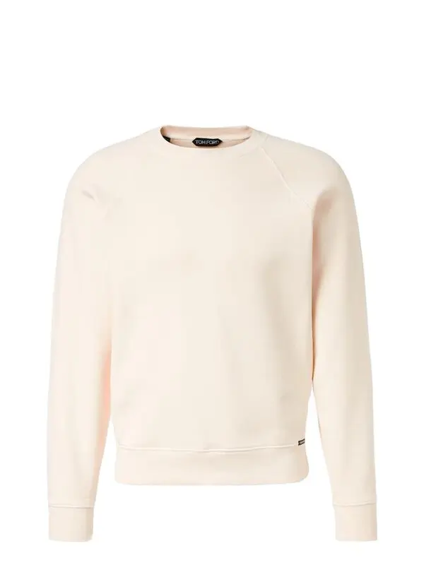 TOM FORD Cotton Crewneck Sweatshirt - White