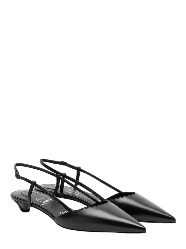 CHRISTIAN LOUBOUTIN Miss Z Slingina 25 Slingback Pumps - Black