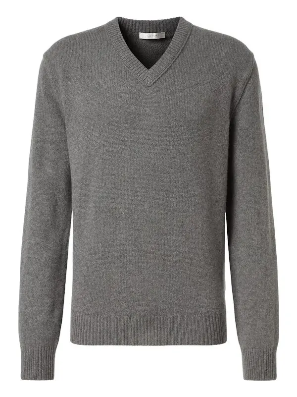 THE ROW Horik Cashmere Sweater - Grey