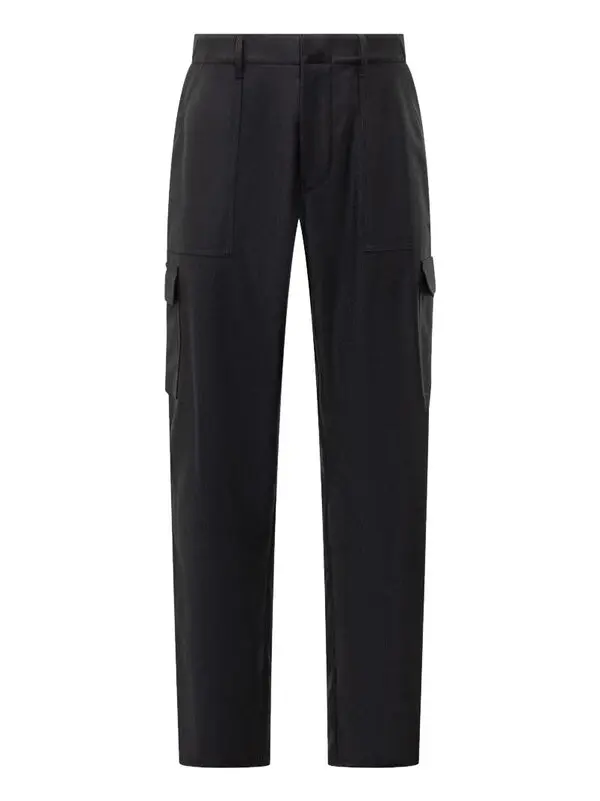 Etro Wool Cargo Trousers - Black