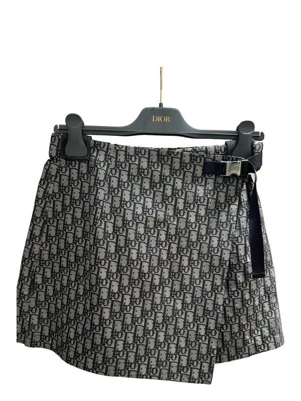 Dior A-line Mini Skort - Gray