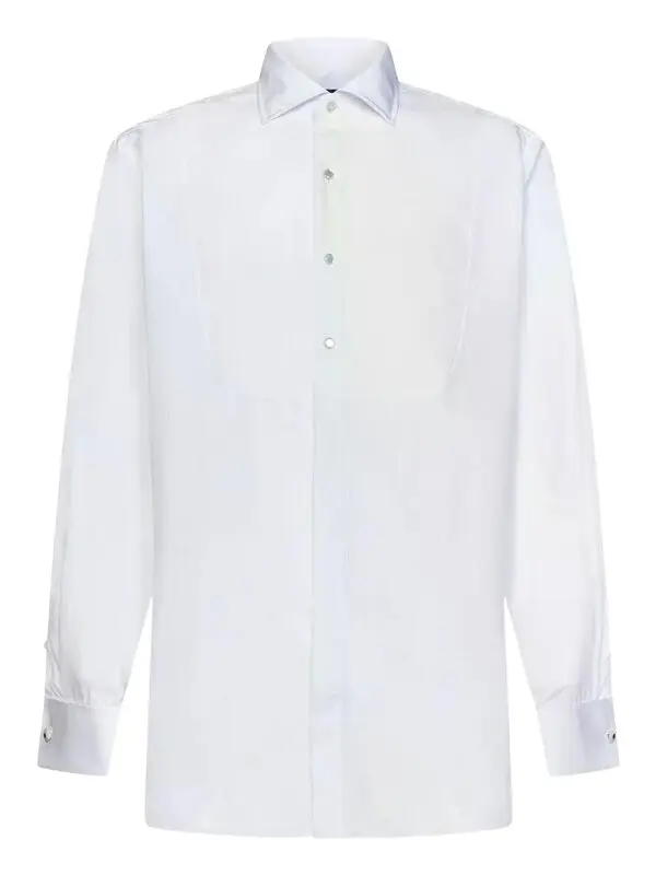 LARDINI Cotton Shirt - White