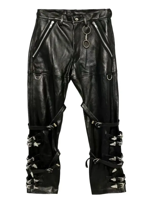 DOUBLET Buckle-overload Trousers - Black