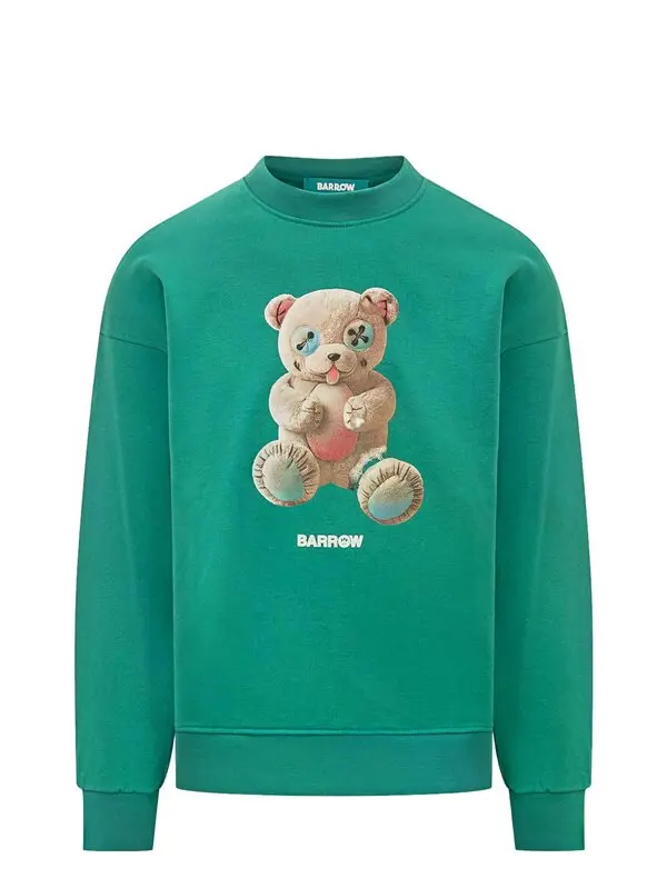 BARROW Printed Sweatshirt - Green