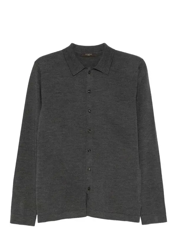 ZANONE Wool Shirt - Grey