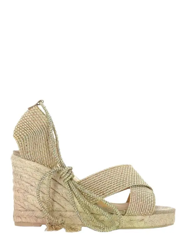 CastaÑer 90mm Jute Wedge Sandals - Neutrals